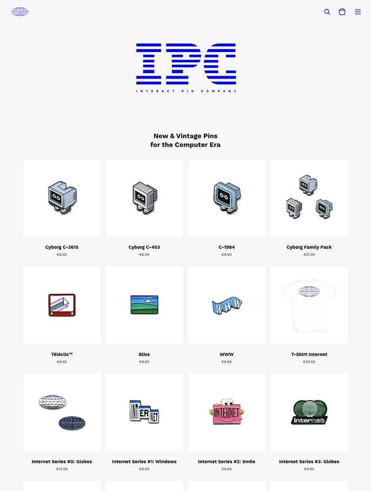 Internet Pin - Website Showcase | Lapa Ninja