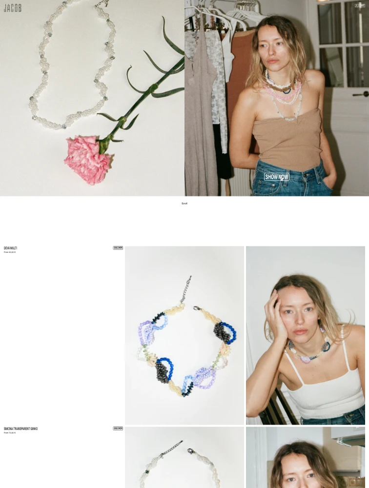 Jacob website design - Lapa Ninja