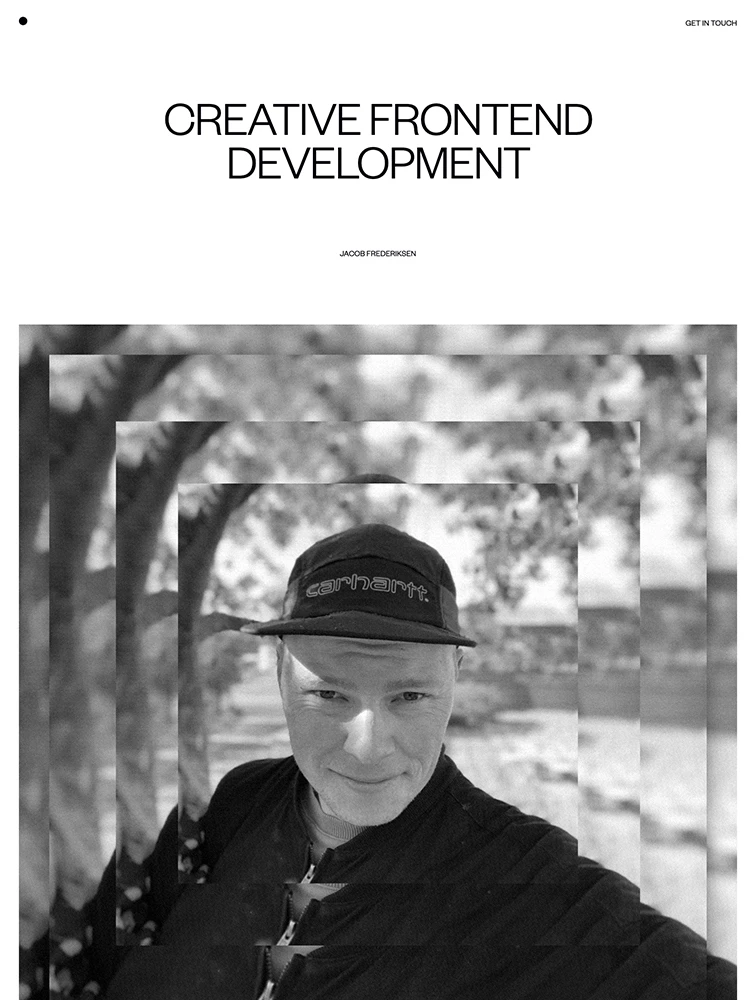 Jacob Frederiksen website design - Lapa Ninja