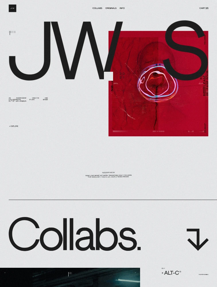 Jon Way Studio website design - Lapa Ninja