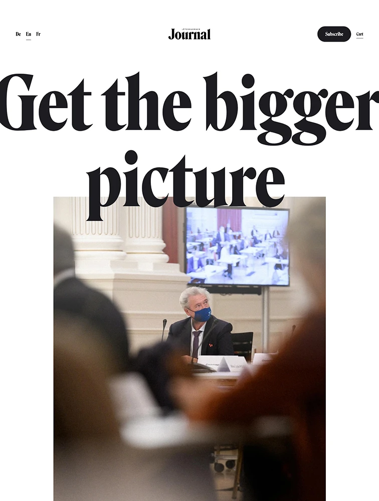 Lëtzebuerger Journal website design - Lapa Ninja