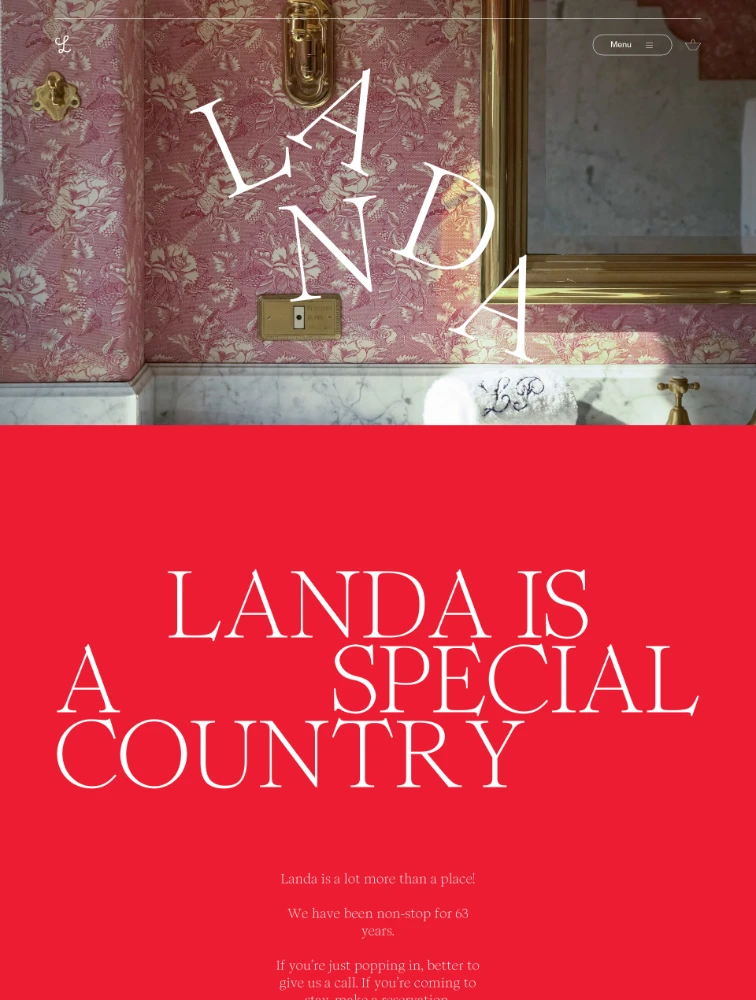 Landa website design - Lapa Ninja