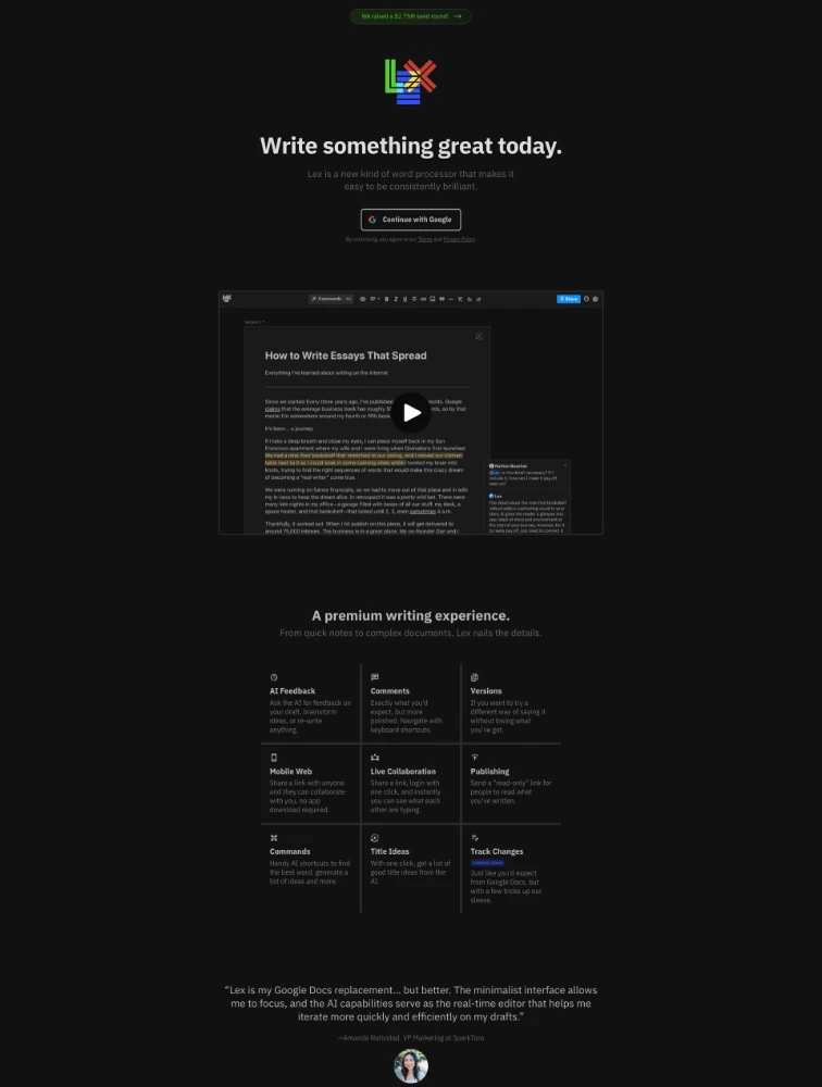 Lex website design - Lapa Ninja