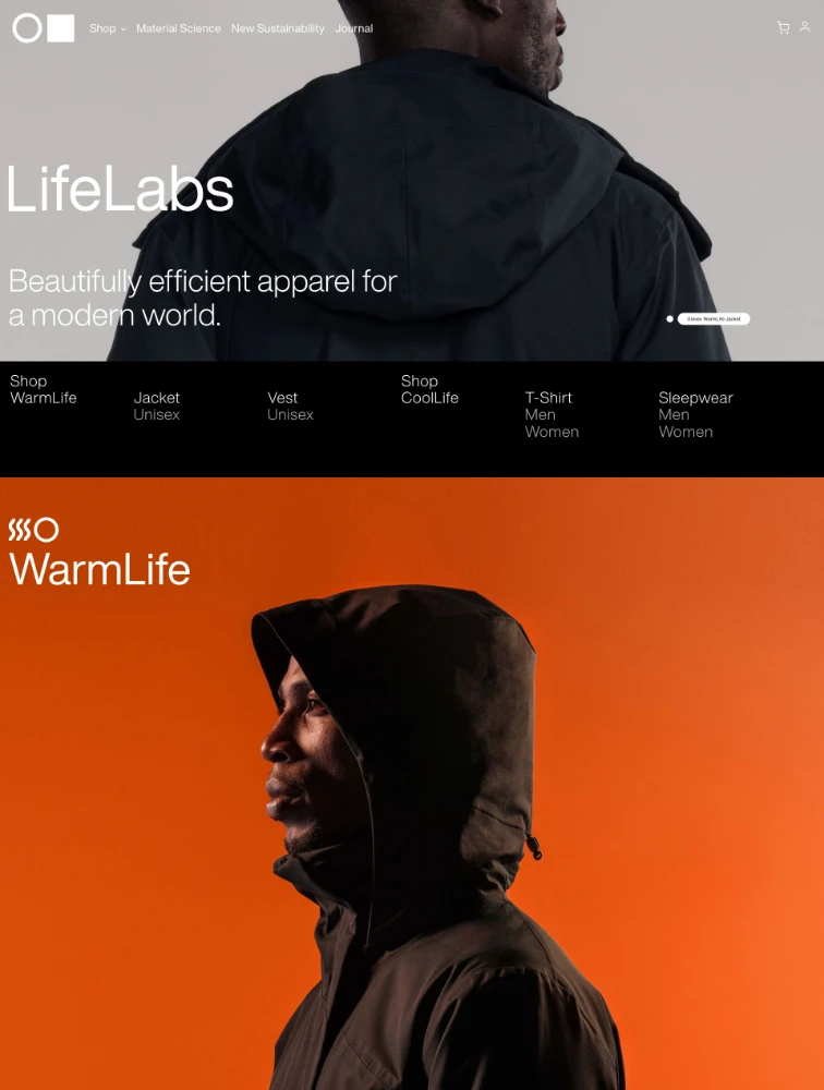 LifeLabs Design website design - Lapa Ninja
