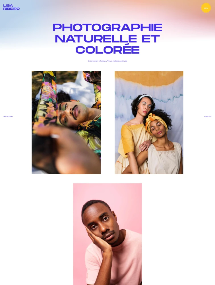 Lisa Ribeiro website design - Lapa Ninja