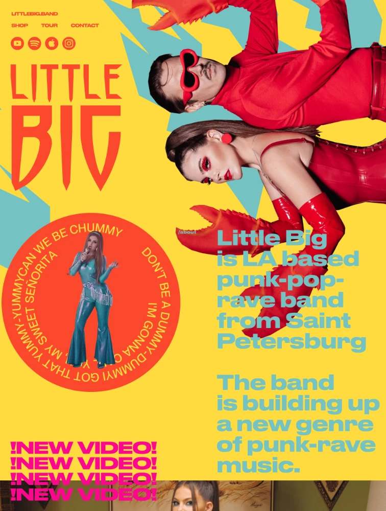 Little Big - Website Showcase | Lapa Ninja