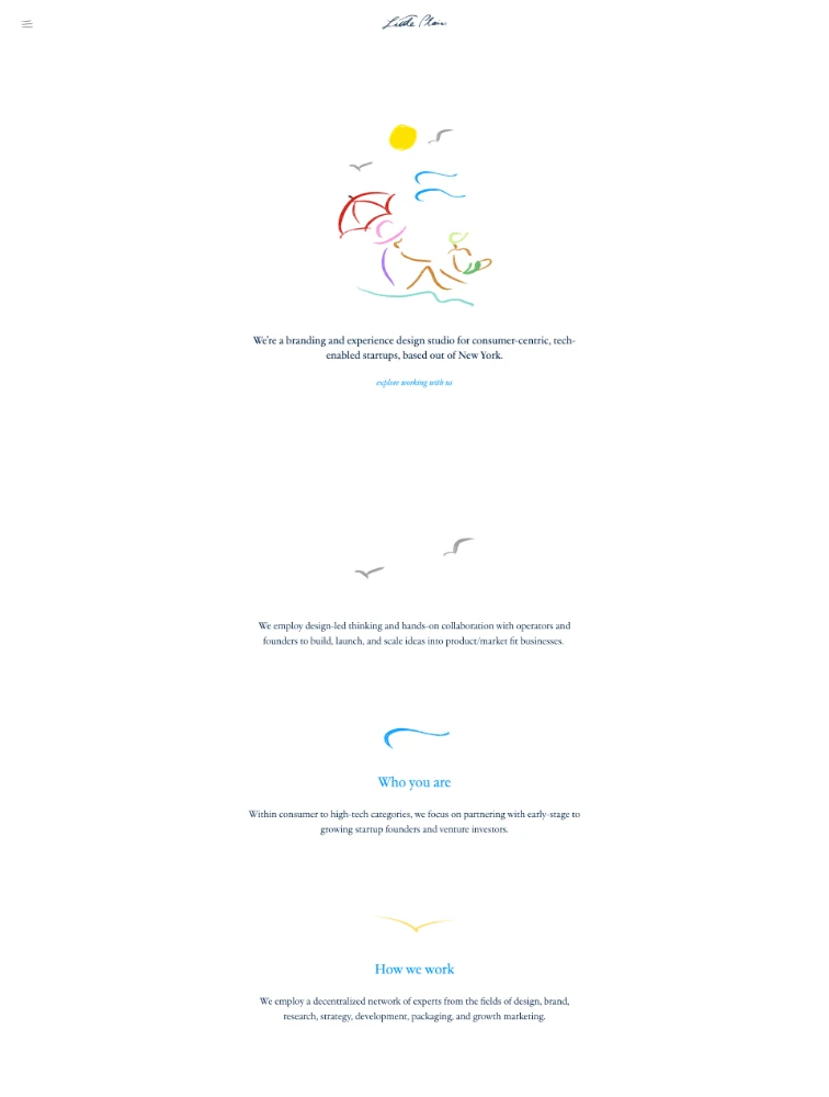 Little Plains website design - Lapa Ninja