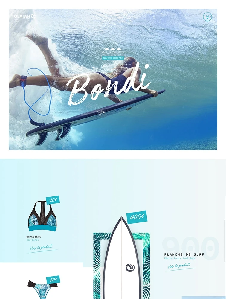 OLAIAN website design - Lapa Ninja