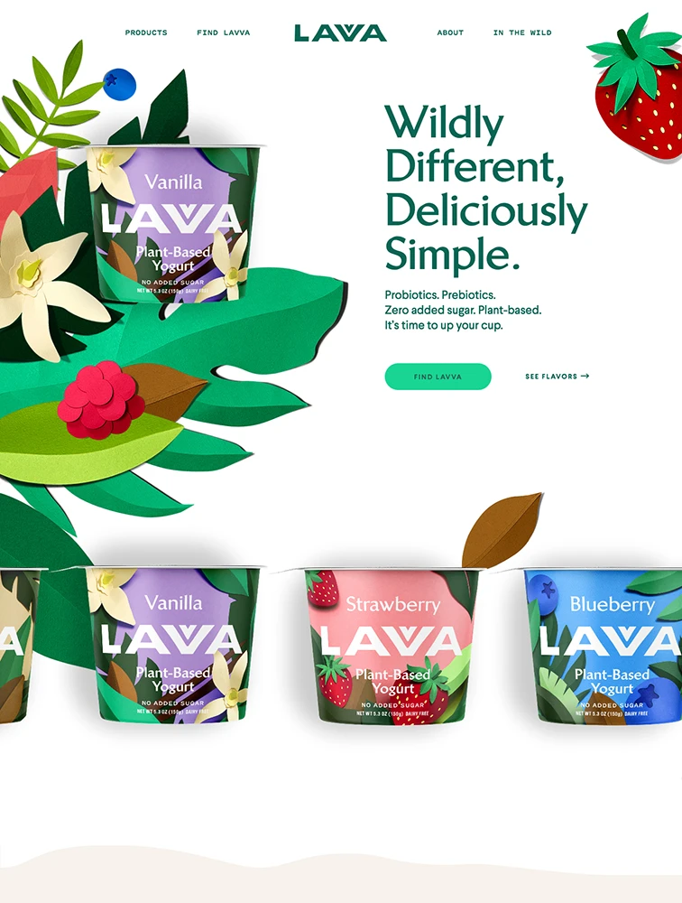 Lavva website design - Lapa Ninja