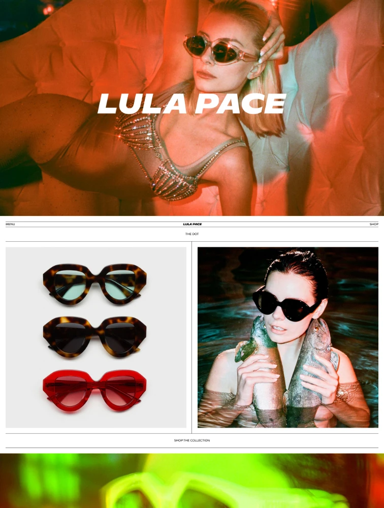 LULA PACE website design - Lapa Ninja