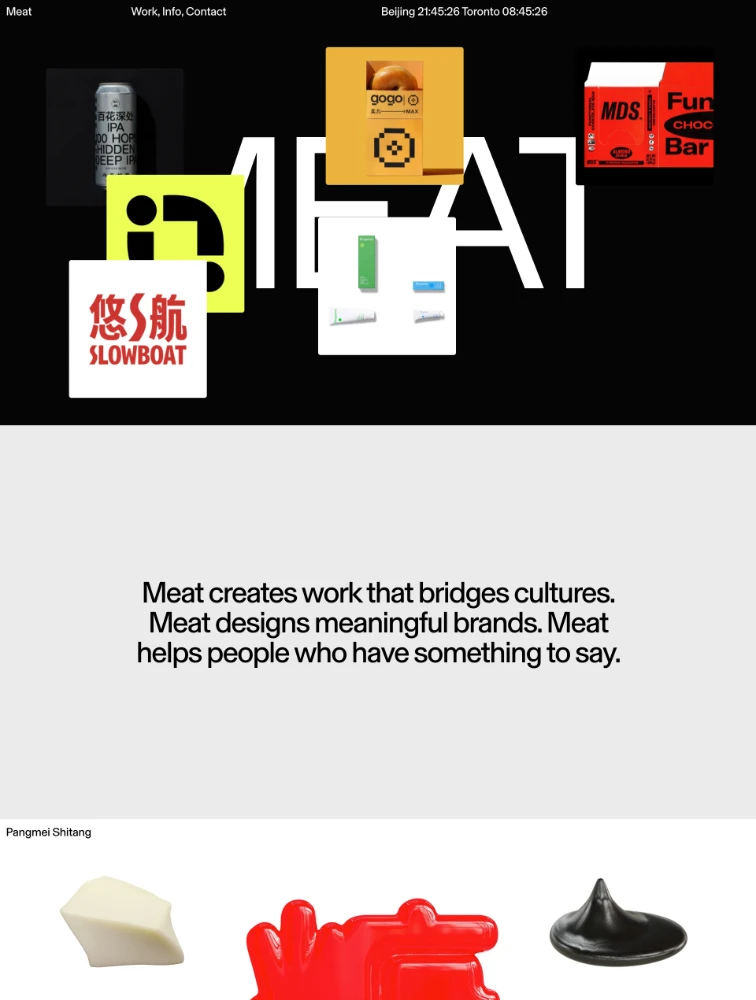 Meat website design - Lapa Ninja