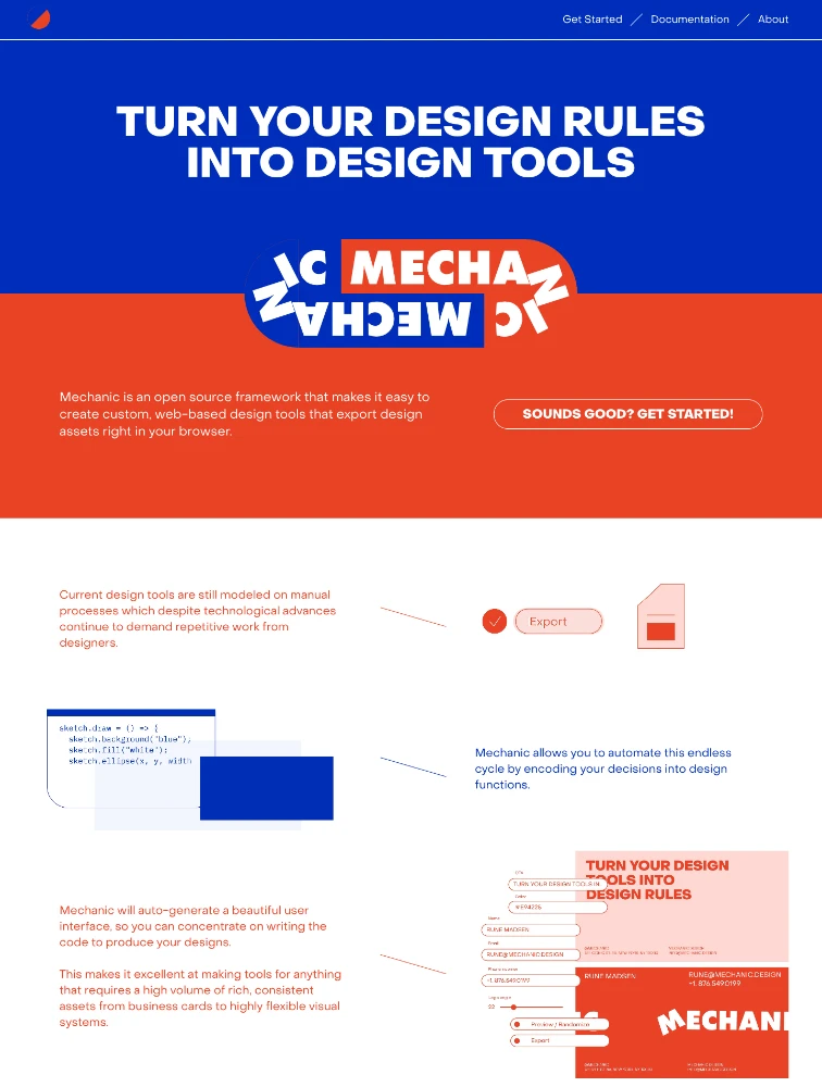 Mechanic website design - Lapa Ninja