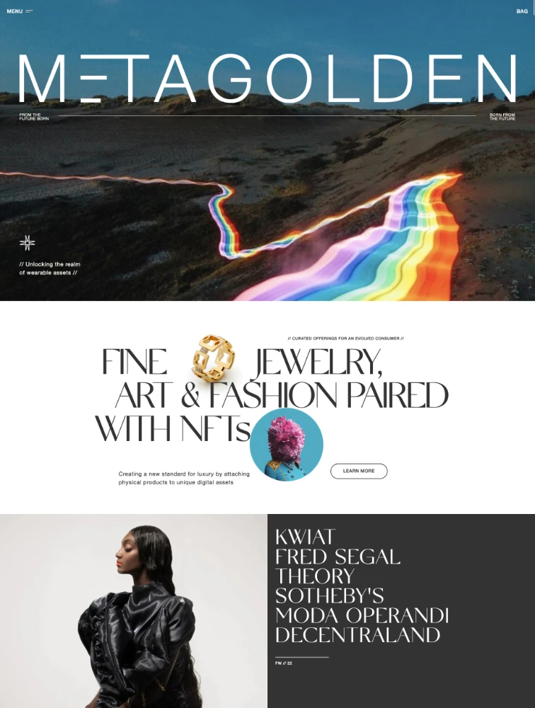 Metagolden - Website Showcase | Lapa Ninja