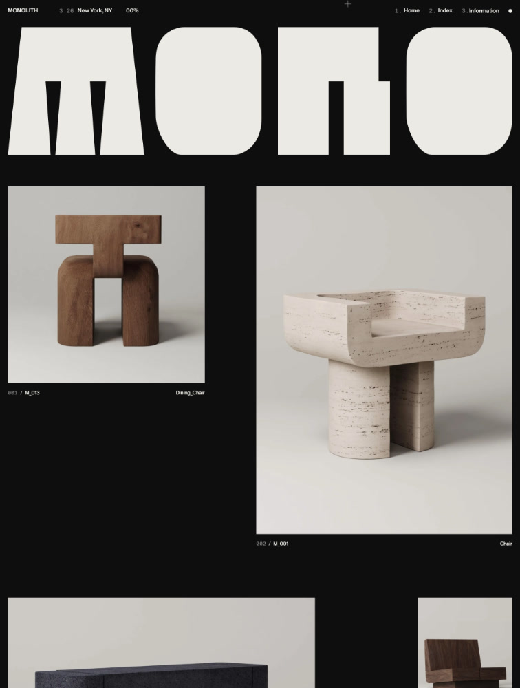 Best 1 Monolith-Nyc Website Design Inspiration - Lapa Ninja