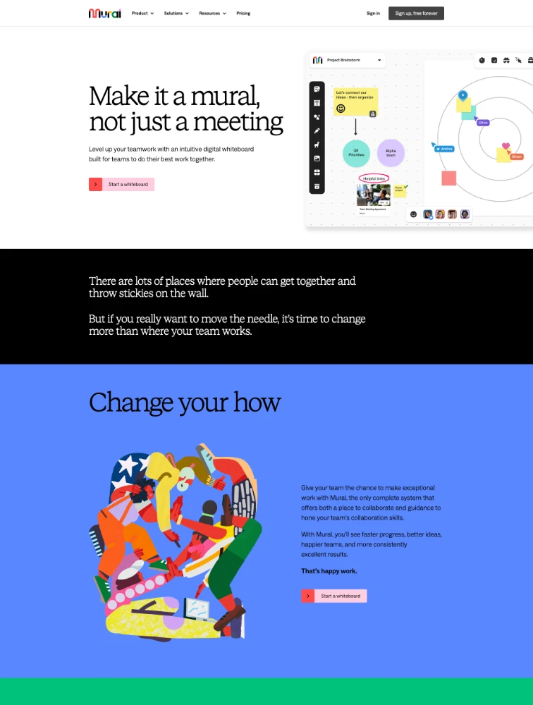 Mural website design - Lapa Ninja