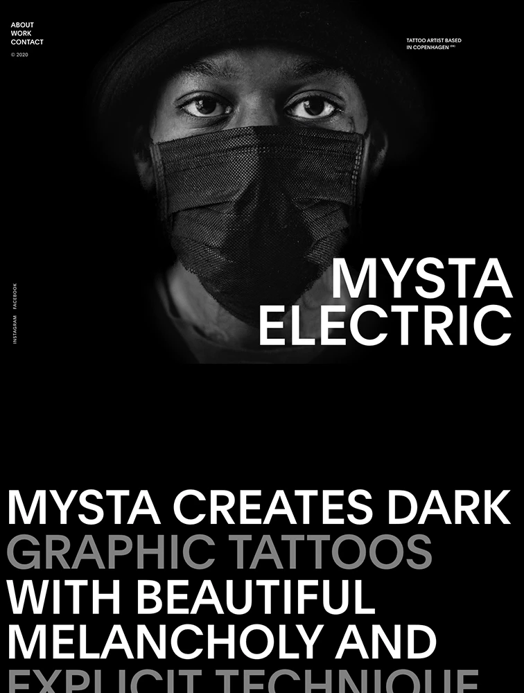 Mysta Electric website design - Lapa Ninja