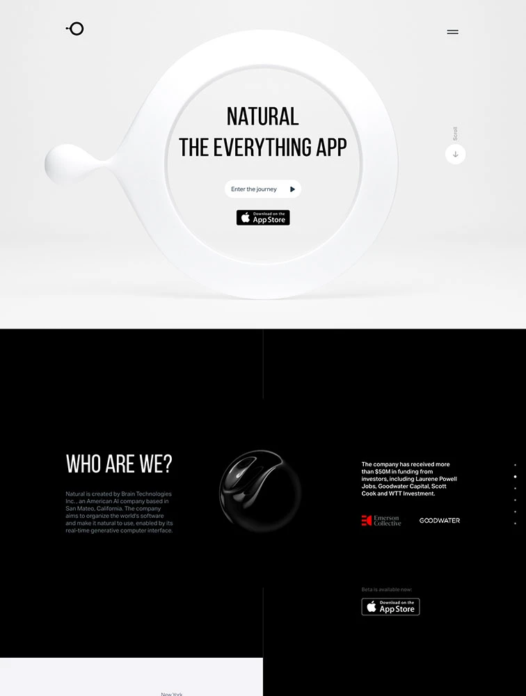 Natural website design - Lapa Ninja