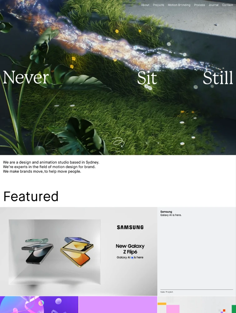 Jun Ioneda website design - Lapa Ninja