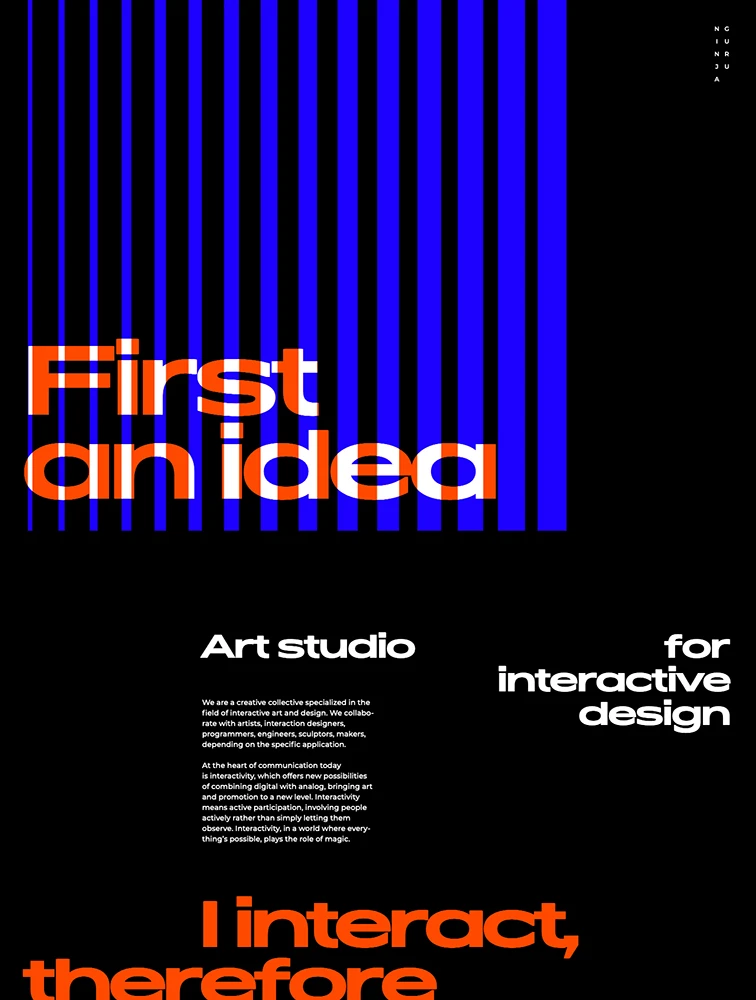 Ninja guru website design - Lapa Ninja