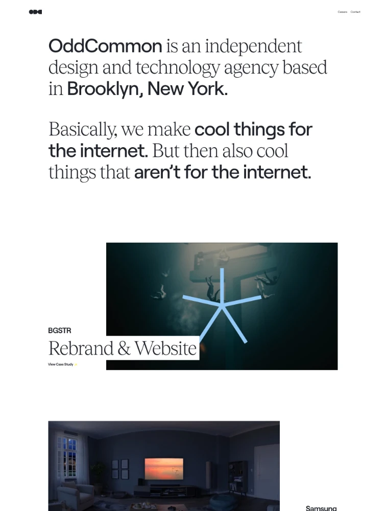 OddCommon website design - Lapa Ninja