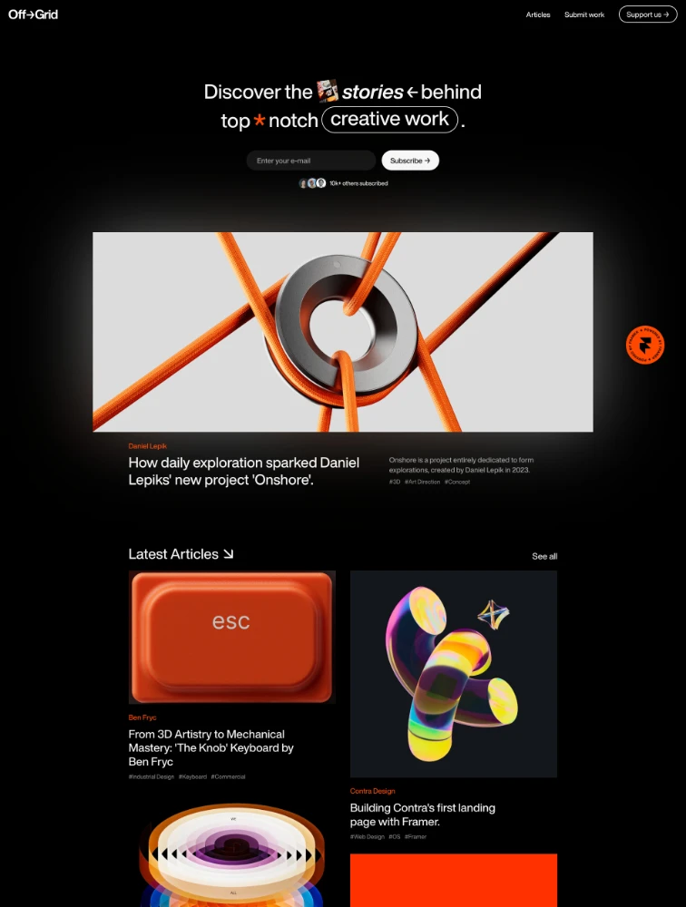 Off-Grid website design - Lapa Ninja