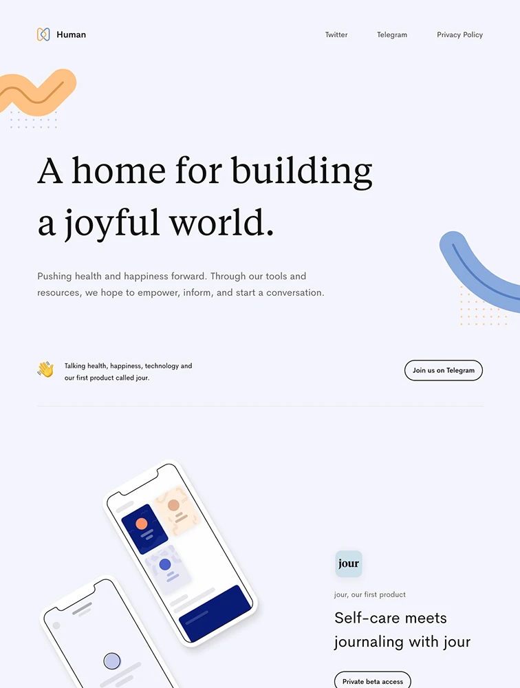 Human website design - Lapa Ninja