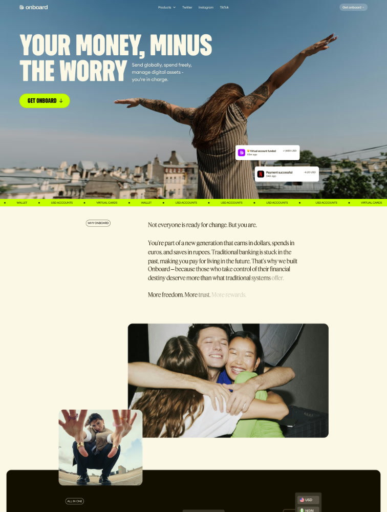 Best 1 Onboard Website Design Inspiration - Lapa Ninja