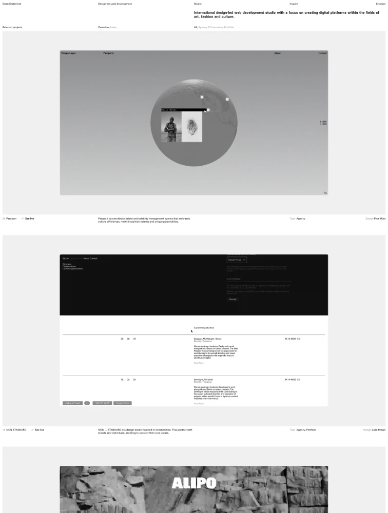 Open Statement website design - Lapa Ninja