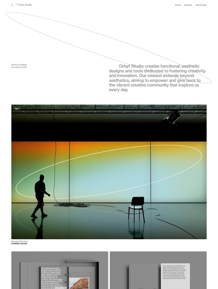 Orbyt Studio website design - Lapa Ninja