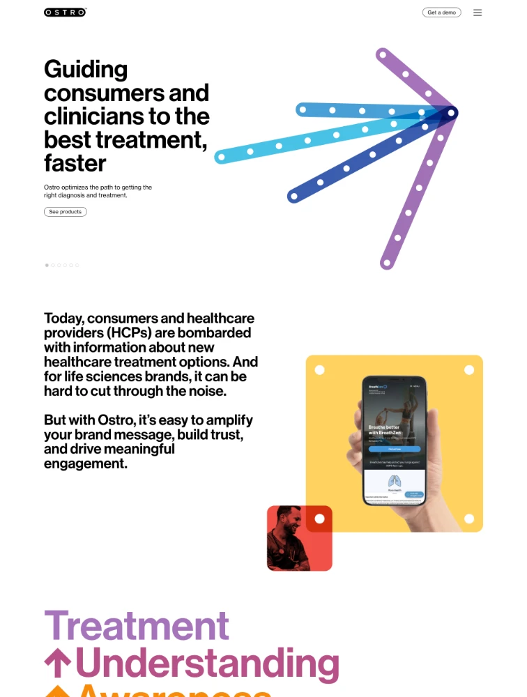 Ostro website design - Lapa Ninja