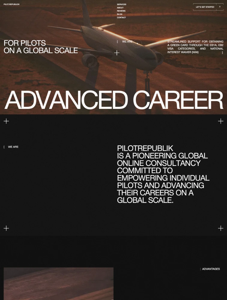 PILOT.REPUBLIK website design - Lapa Ninja