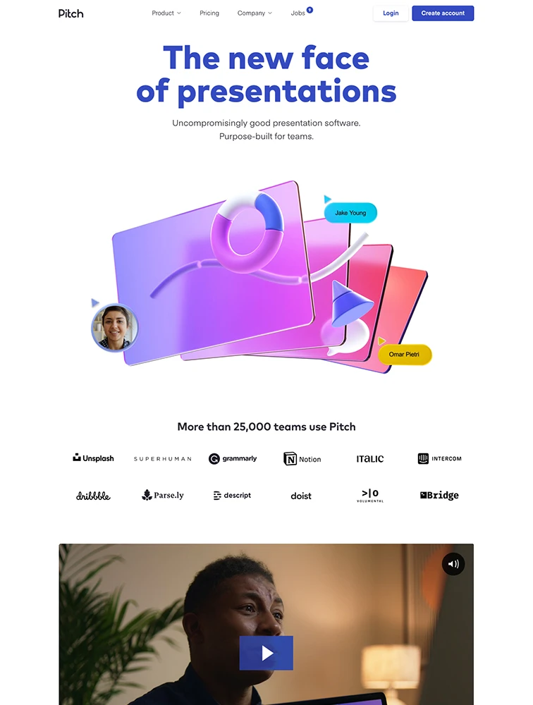 Pitch - Website Showcase | Lapa Ninja