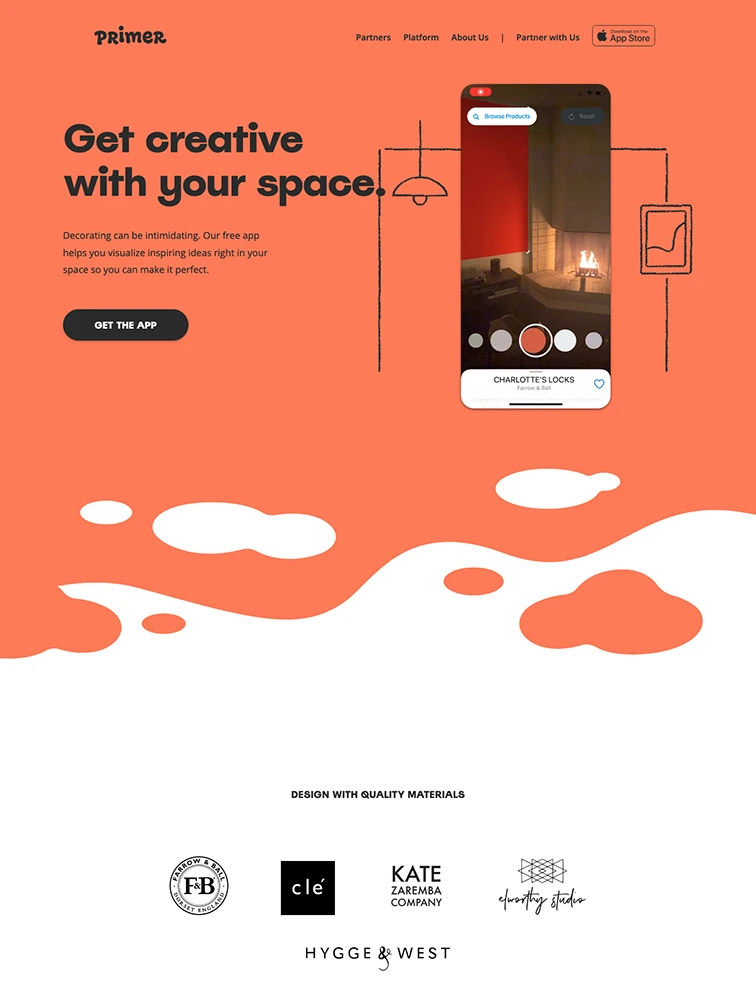 Primer website design - Lapa Ninja