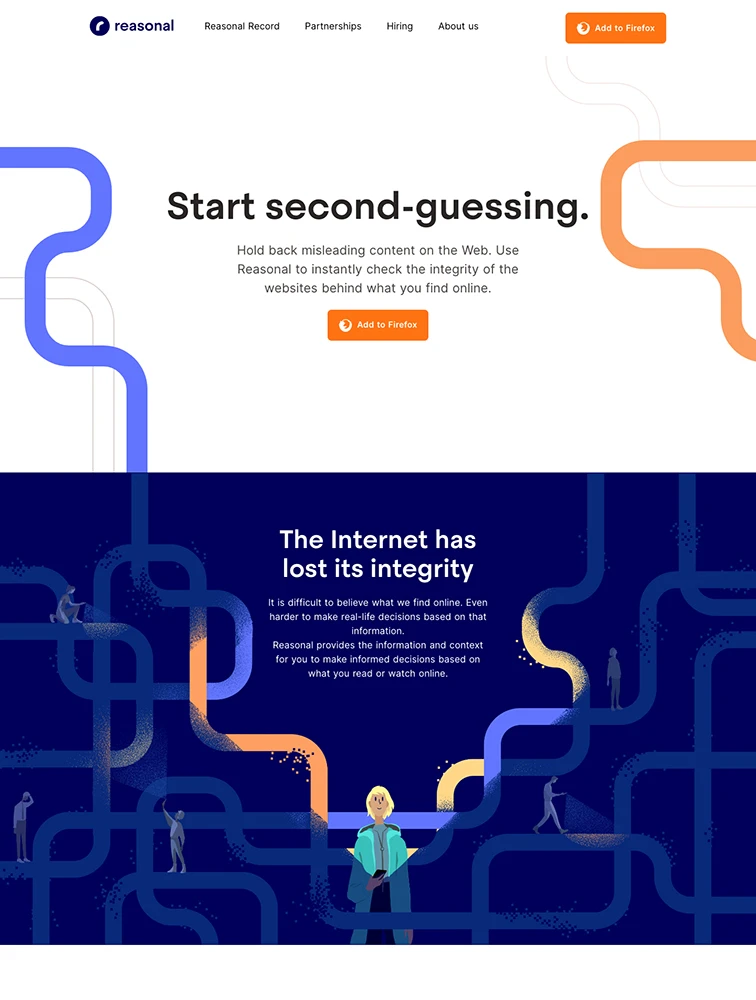 Reasonal website design - Lapa Ninja