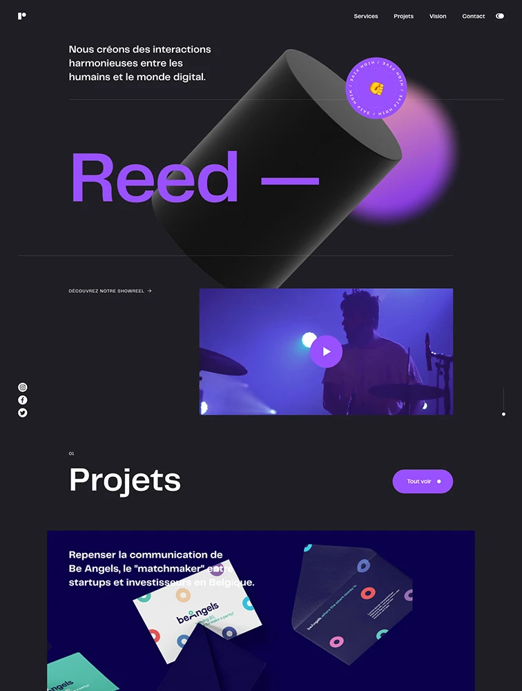 Reed - Website Showcase | Lapa Ninja