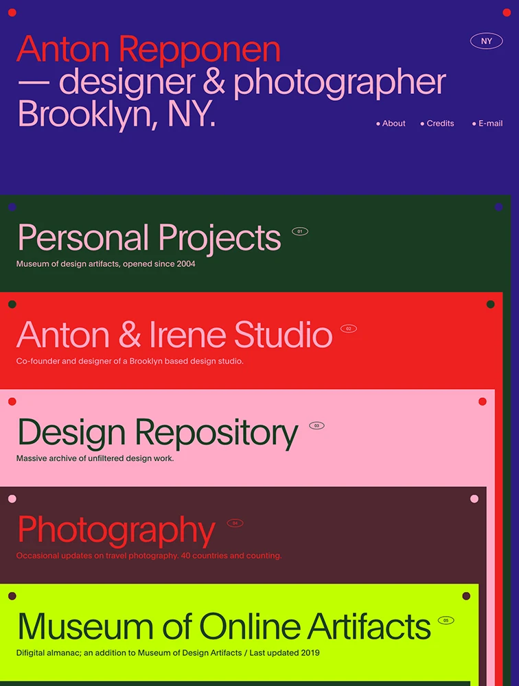 Anton Repponen - Website Showcase | Lapa Ninja