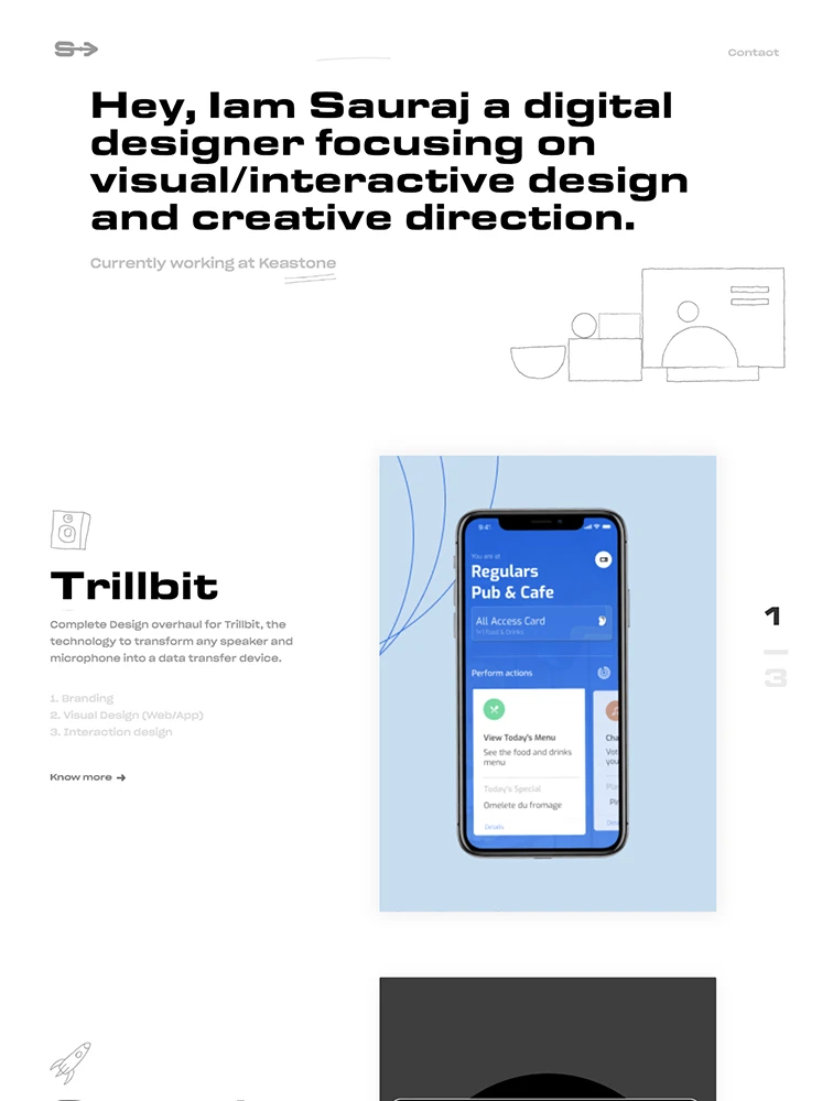 Sauraj website design - Lapa Ninja