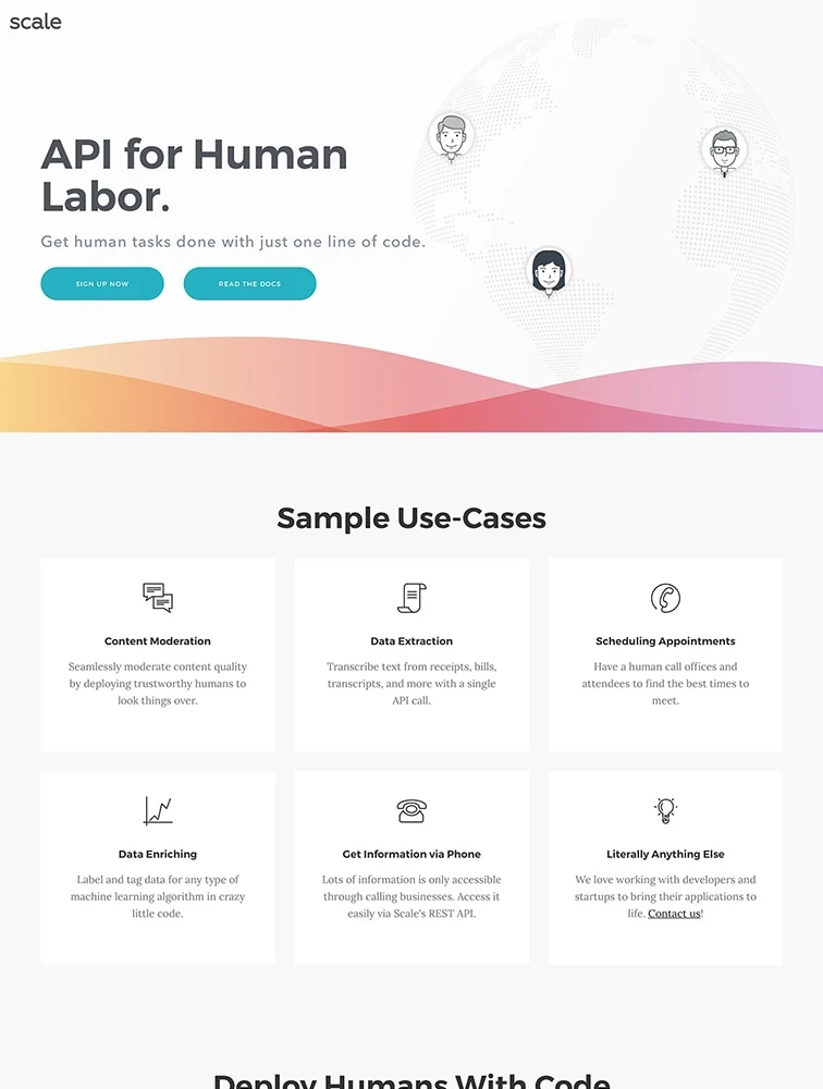 Scale website design - Lapa Ninja
