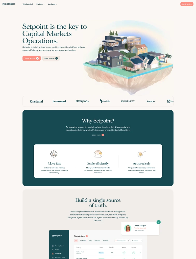 Setpoint website design - Lapa Ninja