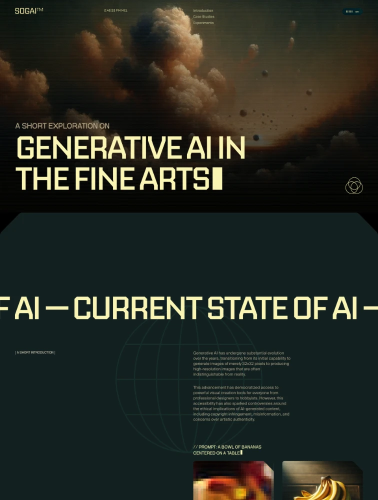 SOGAI website design - Lapa Ninja