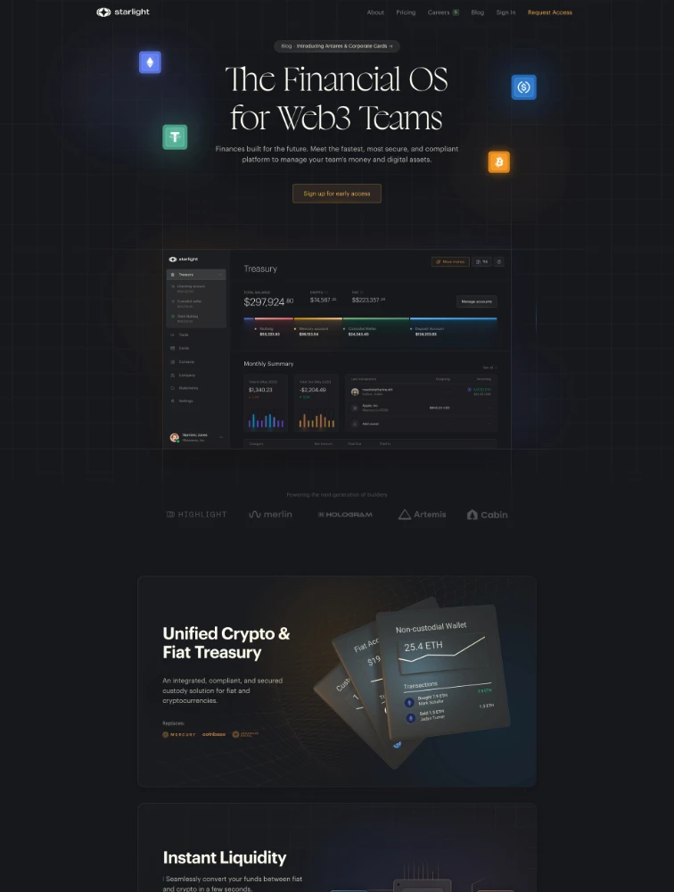 Starlight - Website Showcase | Lapa Ninja