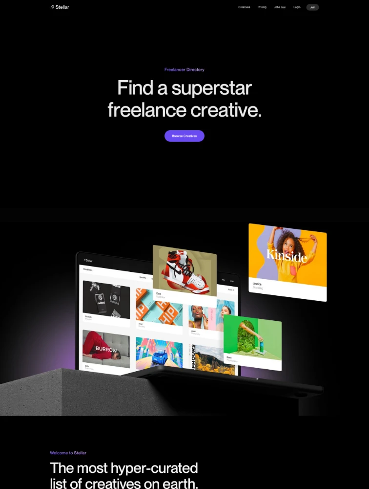 Stellar website design - Lapa Ninja