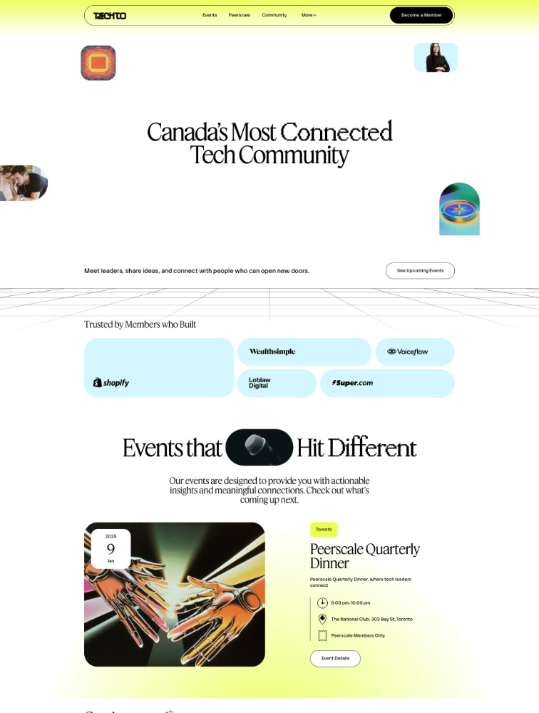 Best Community Landing Page Design Inspiration - Lapa Ninja