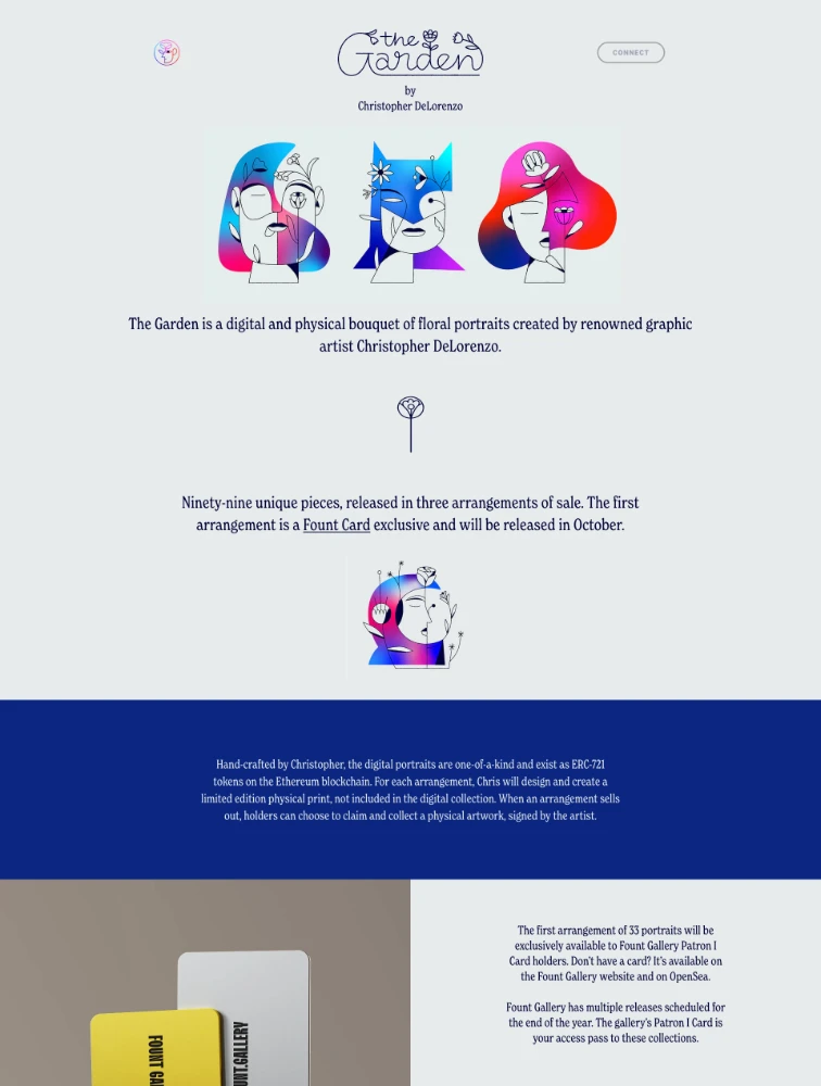 The Garden website design - Lapa Ninja