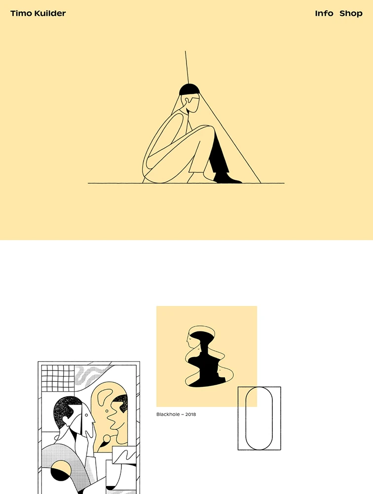 Timo Kuilder website design - Lapa Ninja