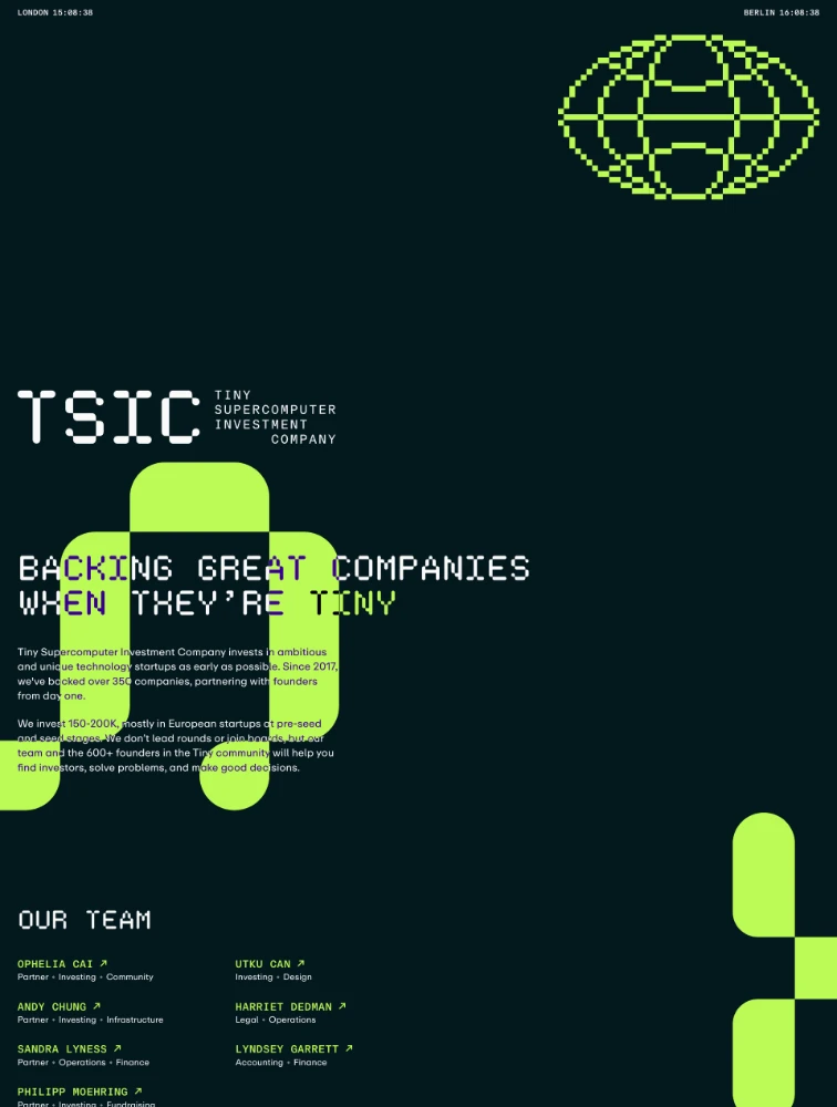 TSIC website design - Lapa Ninja