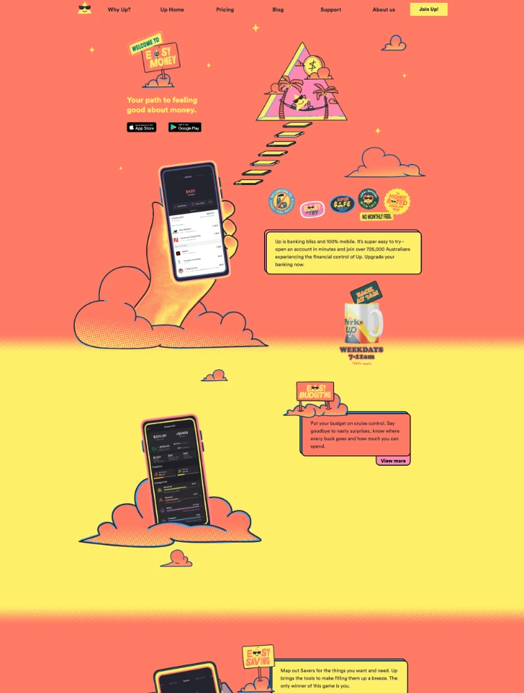 Up website design - Lapa Ninja