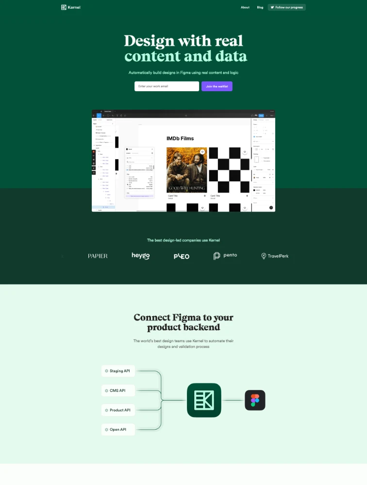 Kernel - Website Showcase | Lapa Ninja