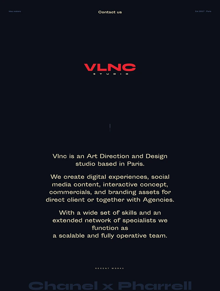 Vlnc Studio website design - Lapa Ninja Vlnc Studio website design - Lapa Ninja