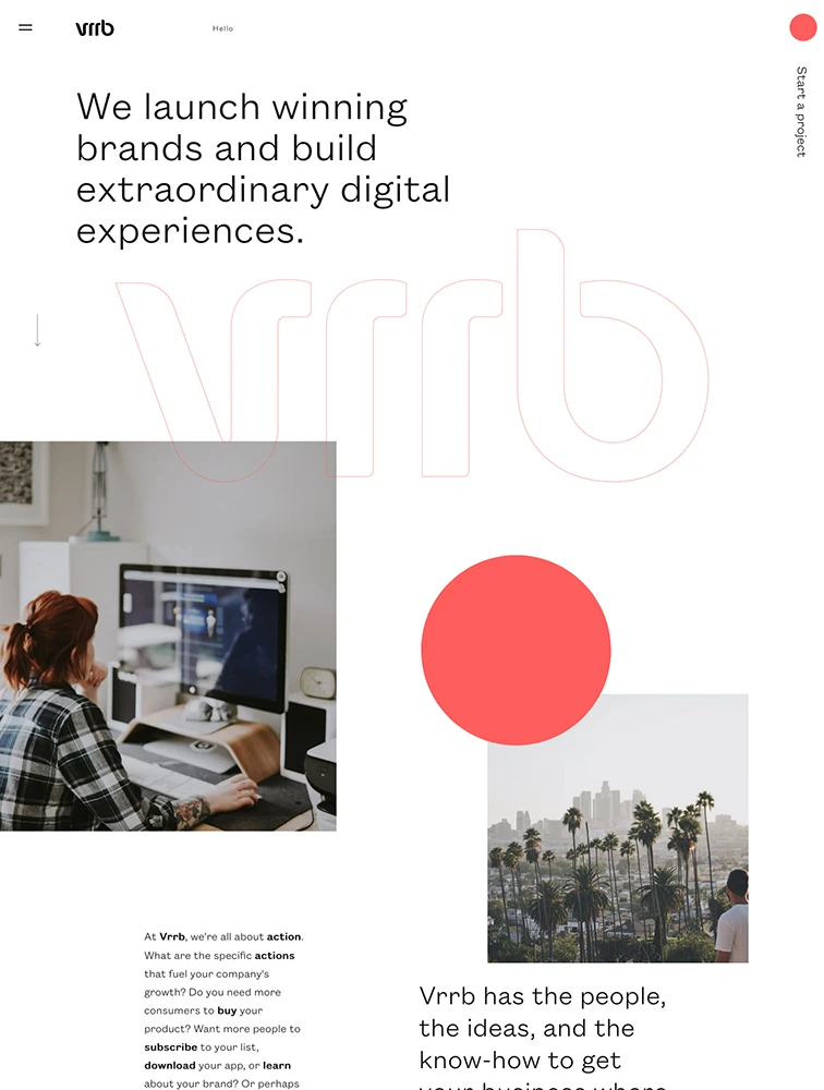 Vrrb website design - Lapa Ninja